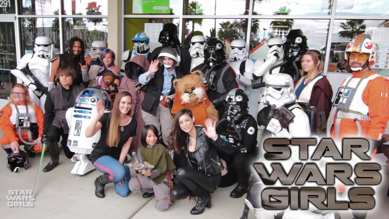 STAR WARS GIRLS - 501st Legion at Petco - YouTube