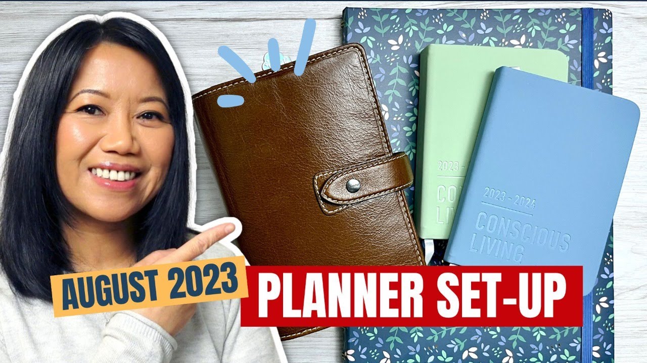 🔴 Planner Set-Up | August 2023 | Filofax Malden + More - YouTube