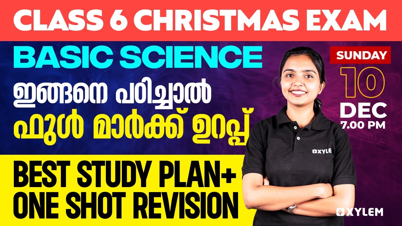Class 6 Basic science | Christmas Exam Best Study Plan+Basic Science ...