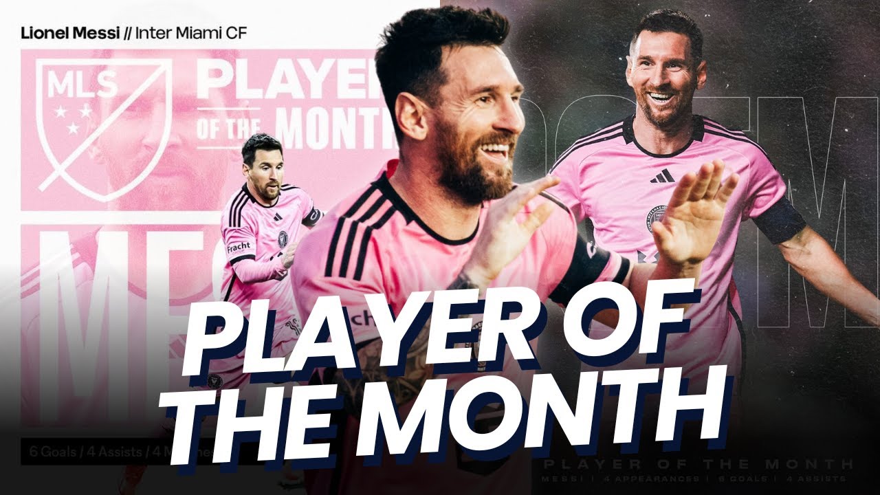 MESSI is MLS POTM for April. 6 Goals and 4 Assists in 4 Games for the ...