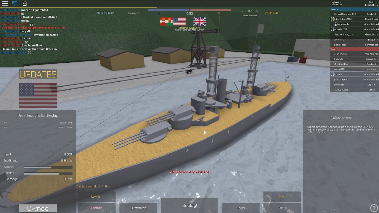 Roblox Naval 1918: FUSO and ARIZONA Review! - YouTube
