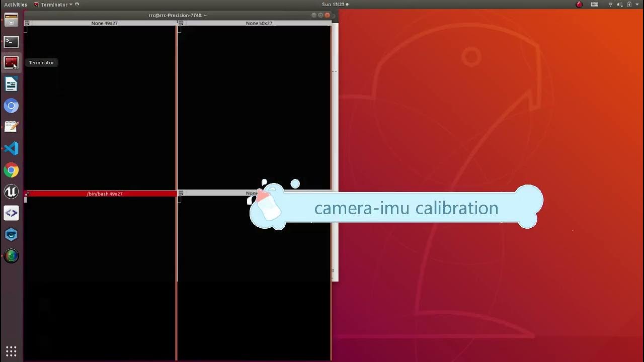 camera-imu calibration based on Kalibr - YouTube