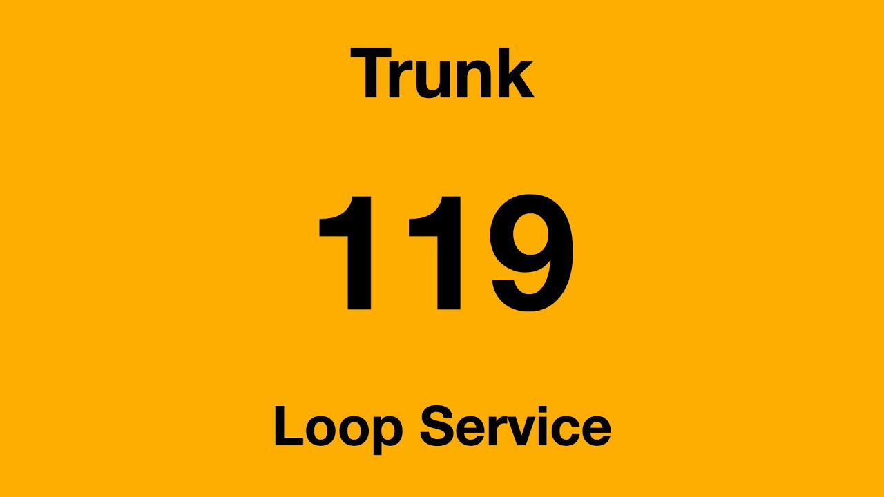 [Go-Ahead] Trunk Bus Service 119 Hyperlapse - YouTube
