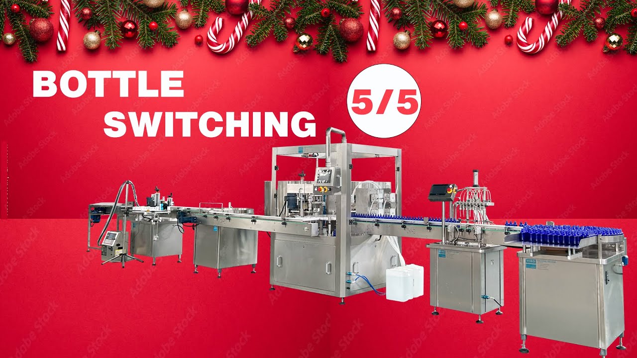 5/5 TO SWITCH THE MACHINE FOR DIFFERENT BOTTLE ADAPTATION - YouTube