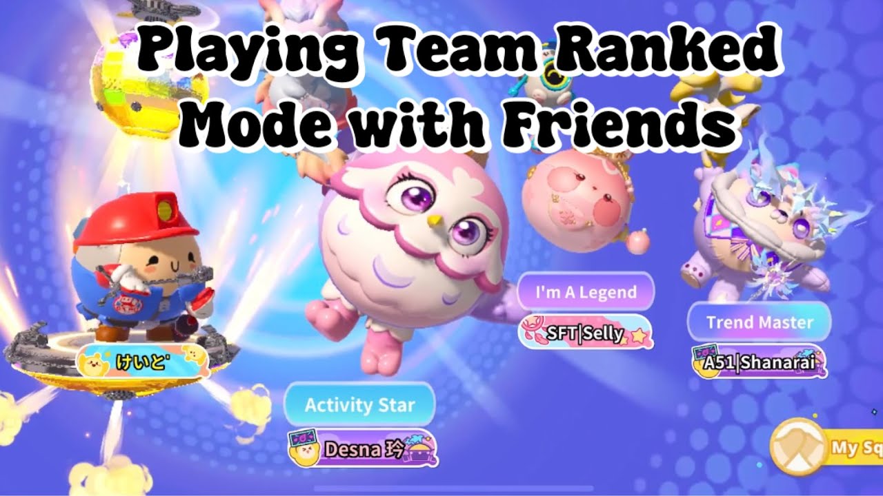 Playing Team Ranked Mode with Friends (Eggy Party) - YouTube