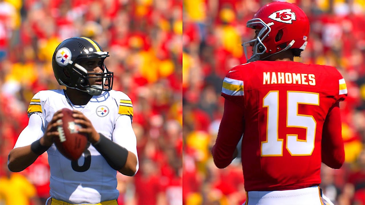 Patrick Mahomes vs Russell Wilson BIG PLAYS EVERYWHERE! Madden 25 ...
