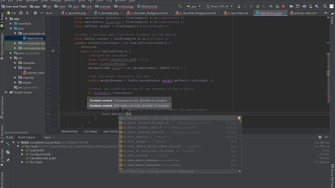 Convert Button - Medical App (3) - YouTube