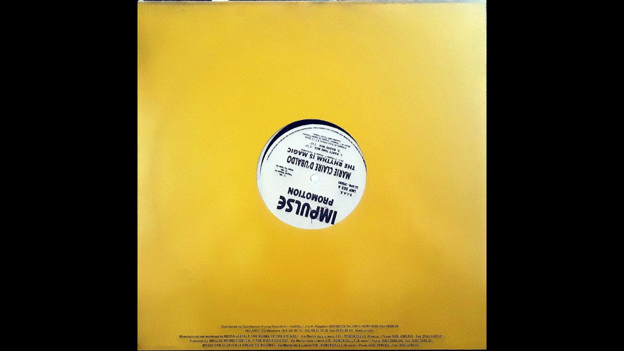 Marie Claire D'Ubaldo – The Rhythm Is Magic (Dance Authority Mix ...