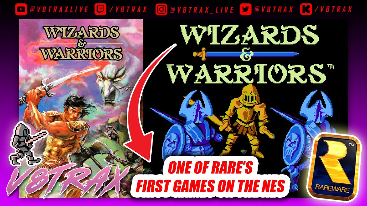 Witness Rare's Second Nes Game - Wizards And Warriors! - YouTube