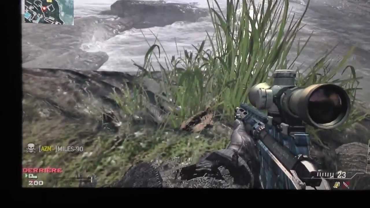 Cod mw3 : bug sur la map aground. - YouTube