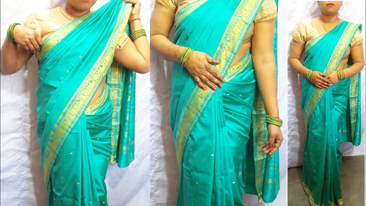 Cotton Silk Saree Draping Tricks For Beginners How To Wear Cotton Silk
