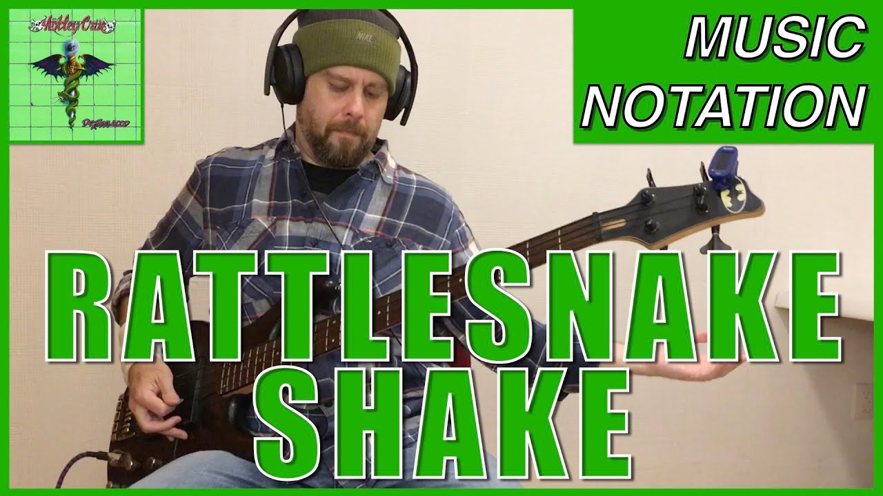 "Rattlesnake Shake" notation, @motleycrue [PLAYALONG] - YouTube