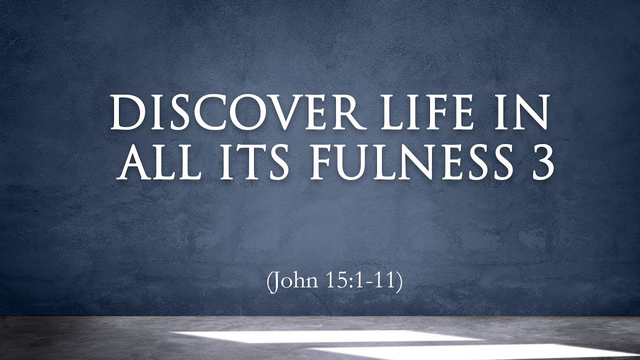 HRCC SUNDAY SERVICE JAN 18 2026 Discover Life in All its Fullness (John ...