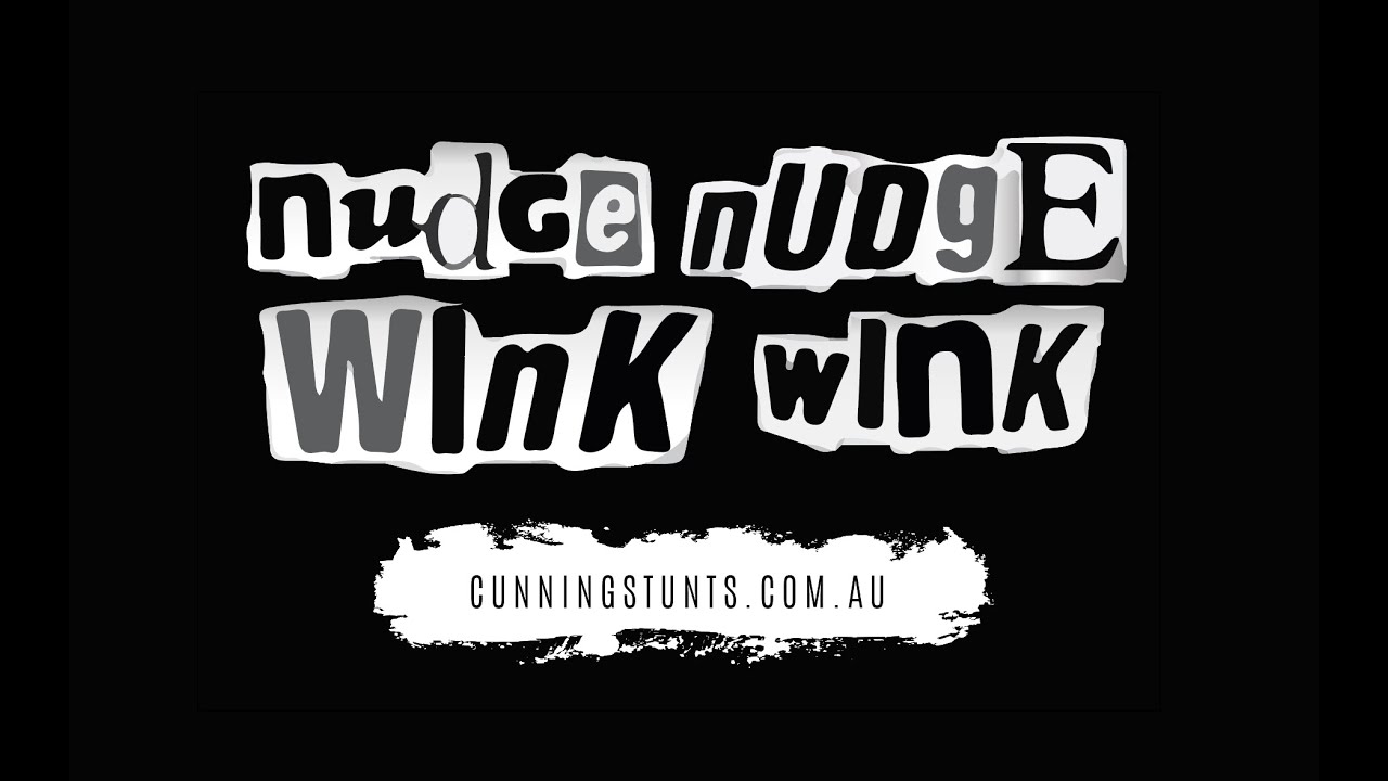 Nudge Nudge Wink Wink - Party with a conscience. - YouTube