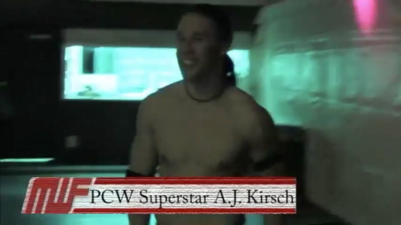 A.J. Kirsch // 1st-ever pro wrestling match with his own commentary 10 ...