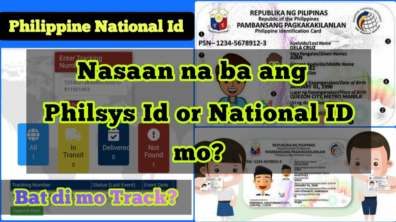 Paano malaman kung nasaan na ang PHILSYS ID o NATIONAL ID ko ...
