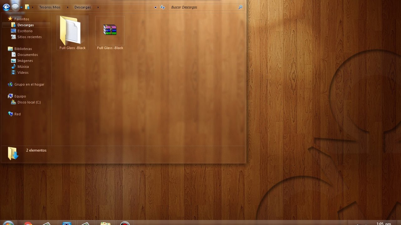 Tema Aero Glass Full Windows 7 - YouTube