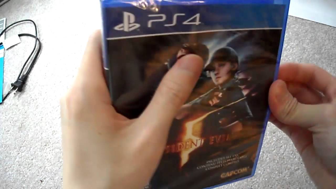 Unboxing Resident Evil 5 Re5 HD Remaster Sony PS4 Capcom - YouTube