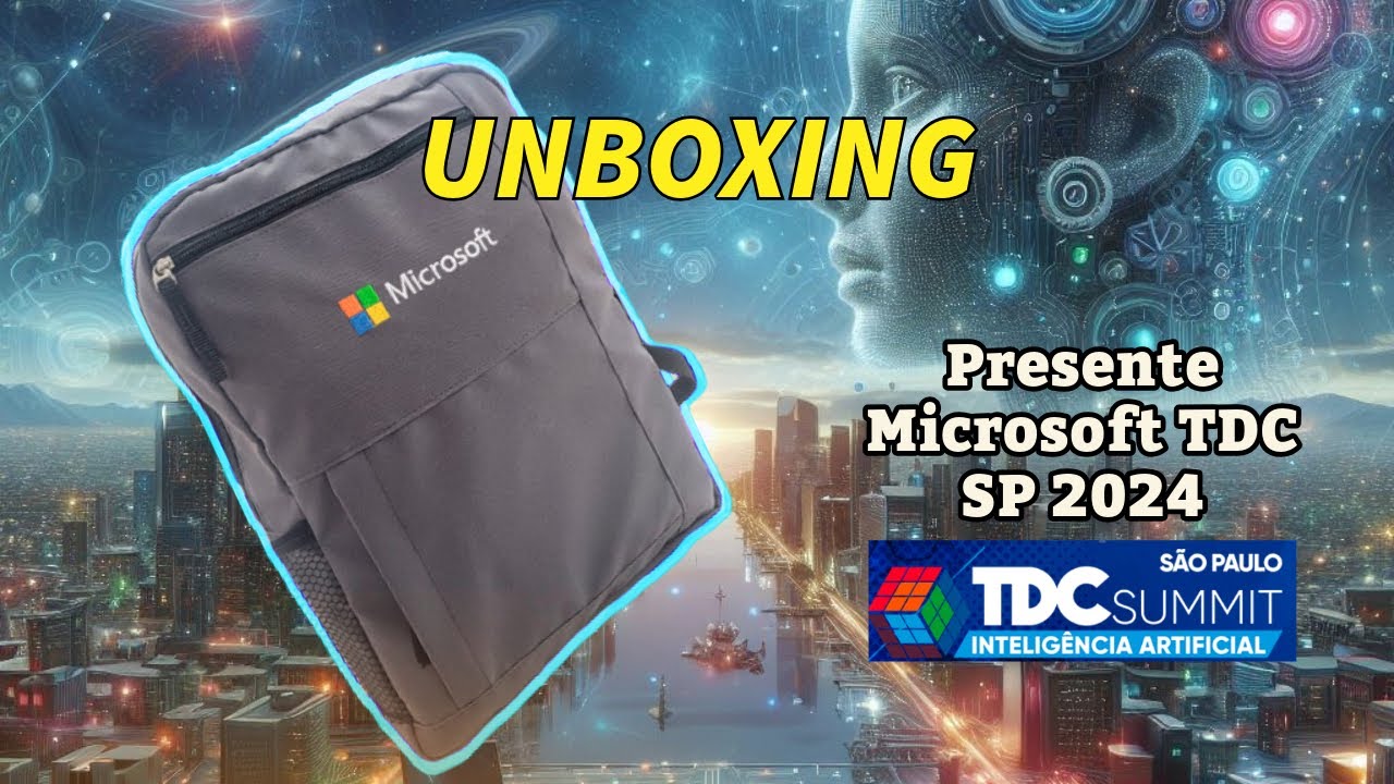 Presente Exclusivo: Mochila para Notebook da Microsoft do TDC SP IA ...