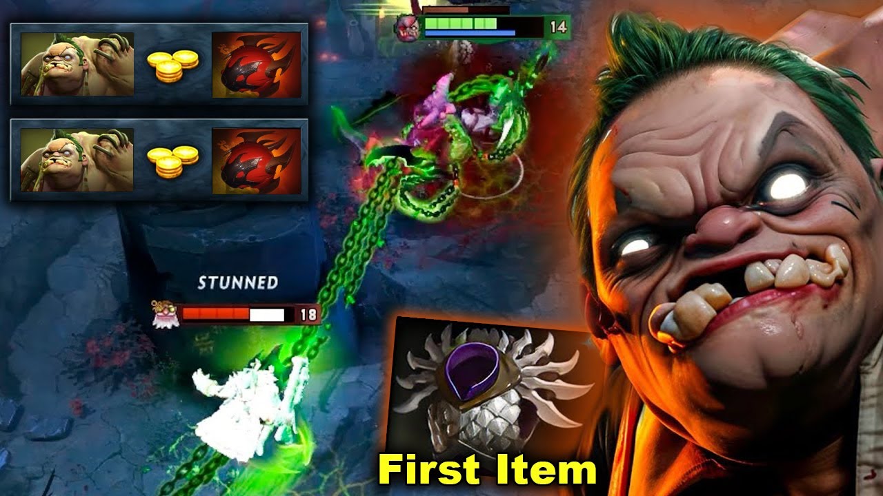 First Item Blade Mail Pudge🔥32Kills x2 Hearts Raid Boss Dota 2 - YouTube