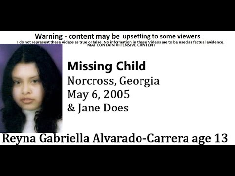 Missing Reyna Gabriella Alvarado-Carrera age 13 Norcross, Georgia May 6 ...