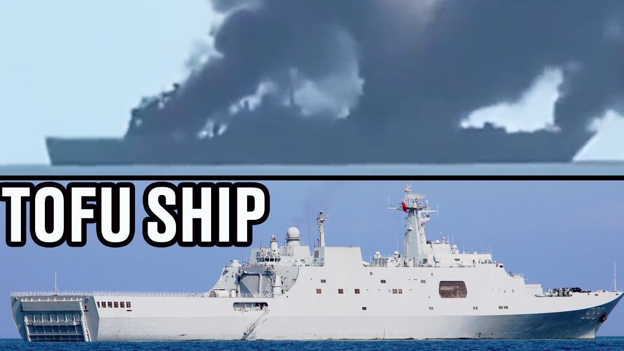 China's Newest Warship Catches on Fire! - YouTube