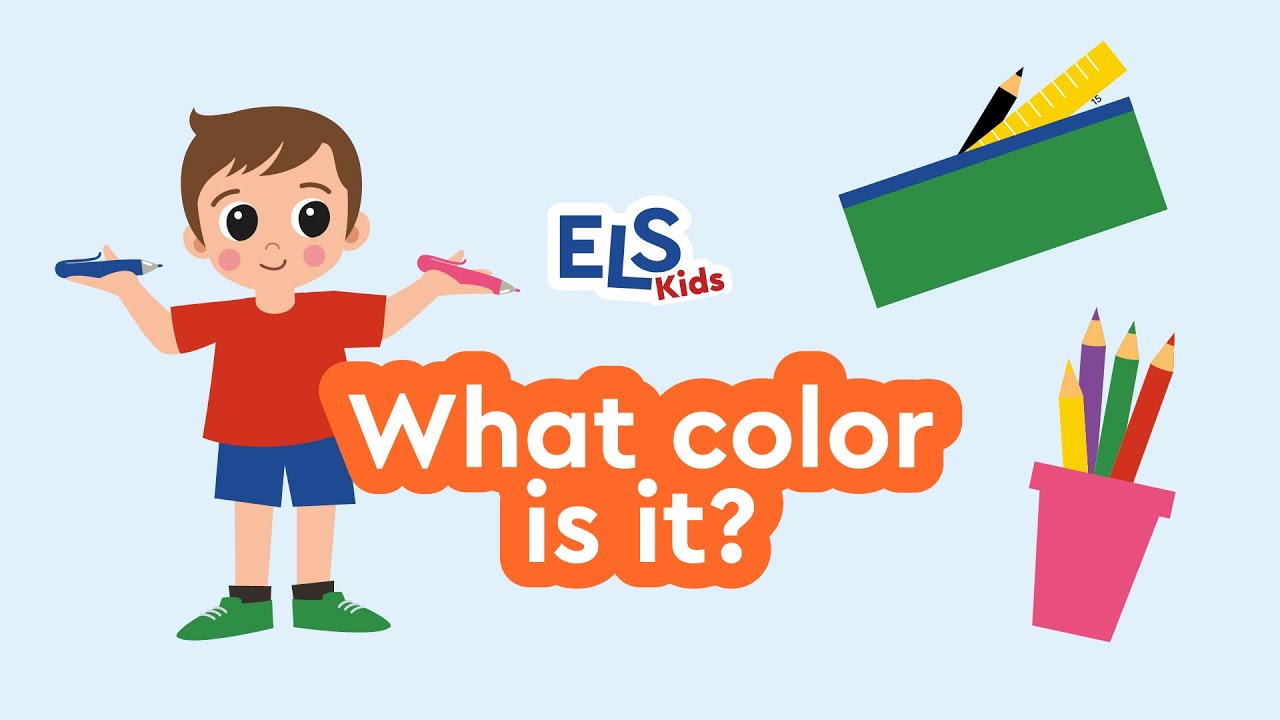What colour is it/It's red/It's a red colour - YouTube