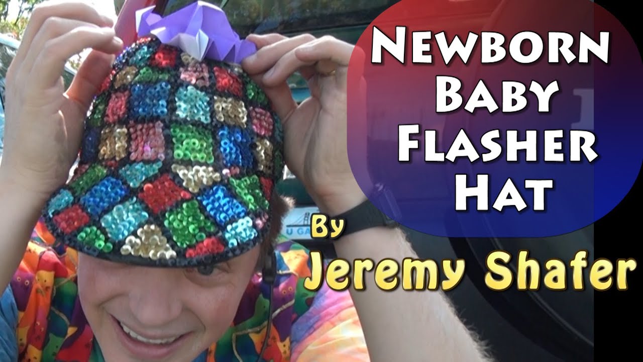 Newborn Baby Flasher Hat - YouTube