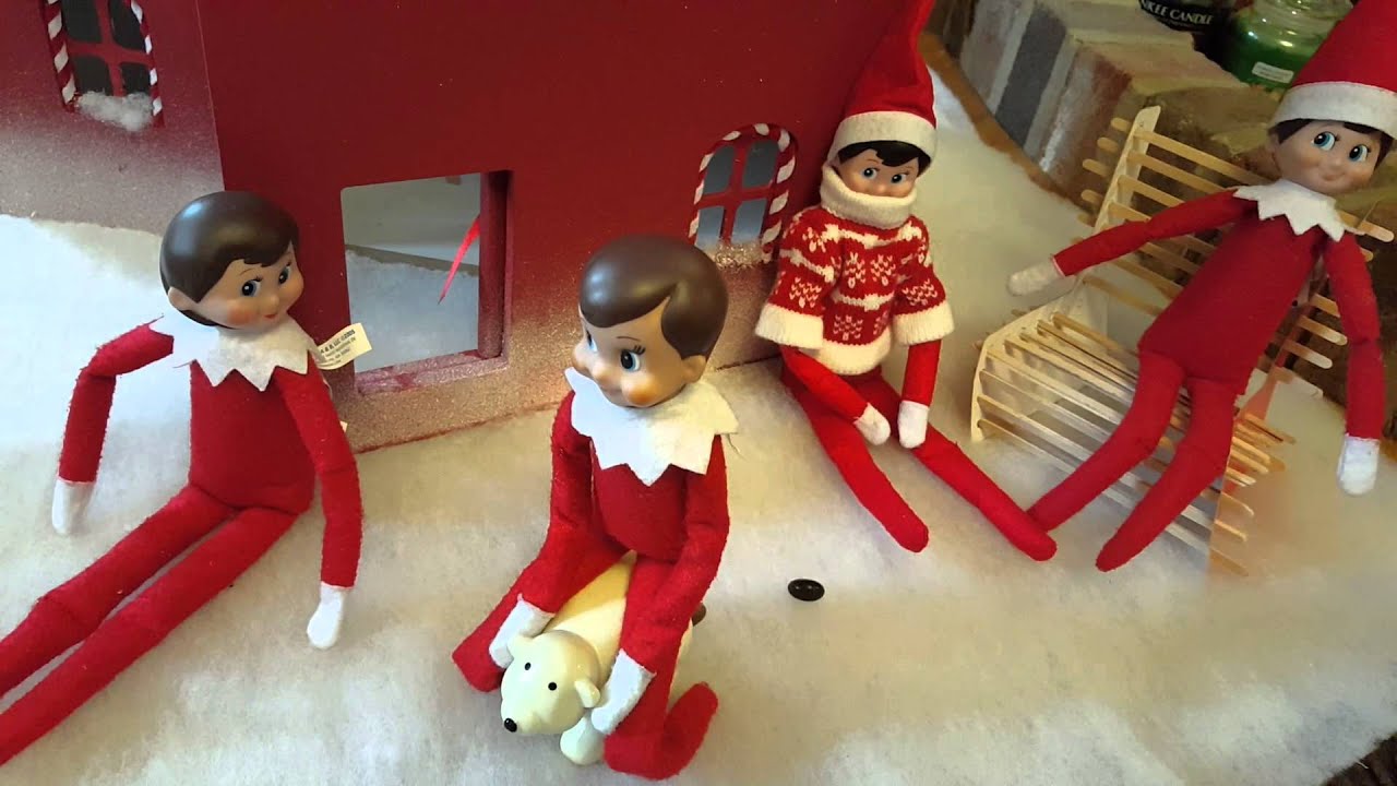 Elf on the shelf makes polar bear poop - YouTube