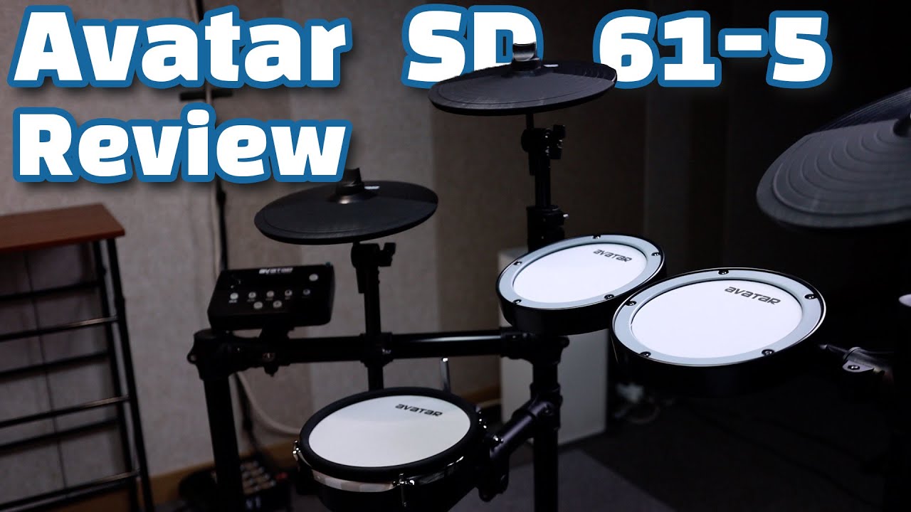 집에서도 연주할 수 있는 전자 드럼 _ Avatar SD61-5 리뷰 _ 가성비 좋은 전자 드럼 - YouTube
