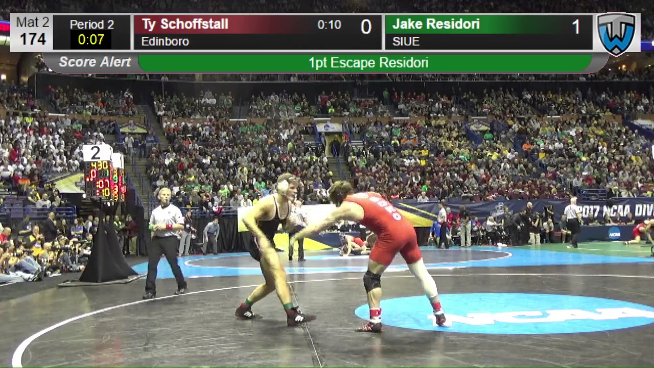 Jake Residori (Southern Illinois Edwardsville) over Ty Schoffstall ...