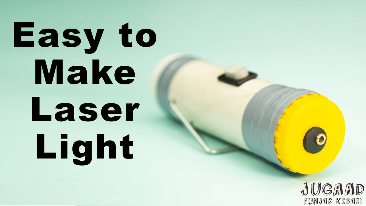 Easy to Make Laser Light - YouTube
