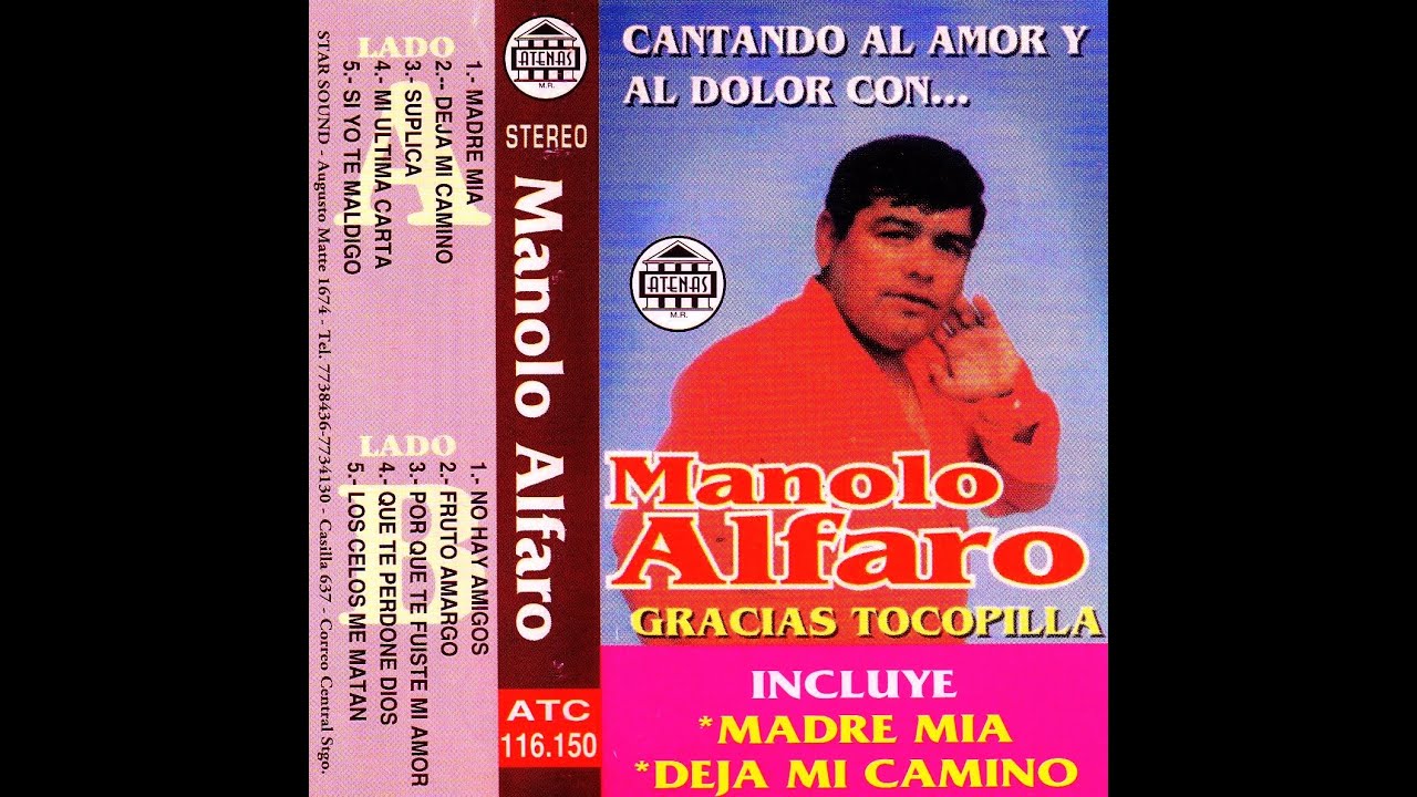 Manolo Alfaro - Gracias Tocopilla - Cantando al Amor y al Dolor con ...