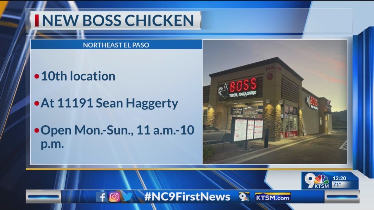 Boss Chicken opens 10th location in El Paso - YouTube