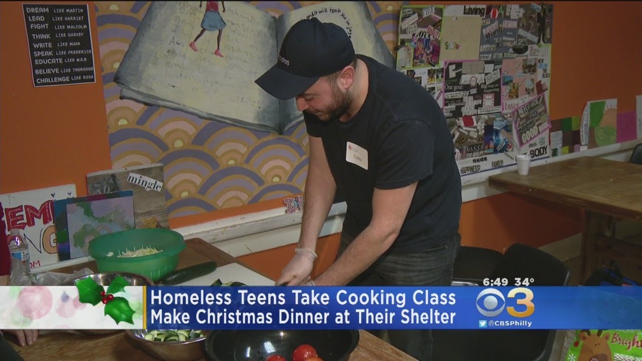 Homeless Teens Take Cooking Class, Make Christmas Dinner At Shelter ...