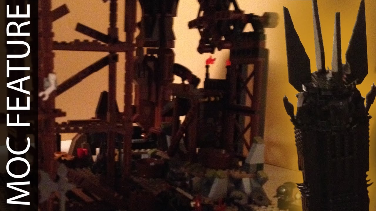 Isengard and the Orc Forge - A Gold Brick Productions MOC - YouTube
