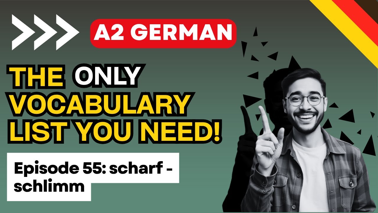 Mastering A2 German Vocabulary: Discover the Power of 'Sch'! 🚀 (55 ...