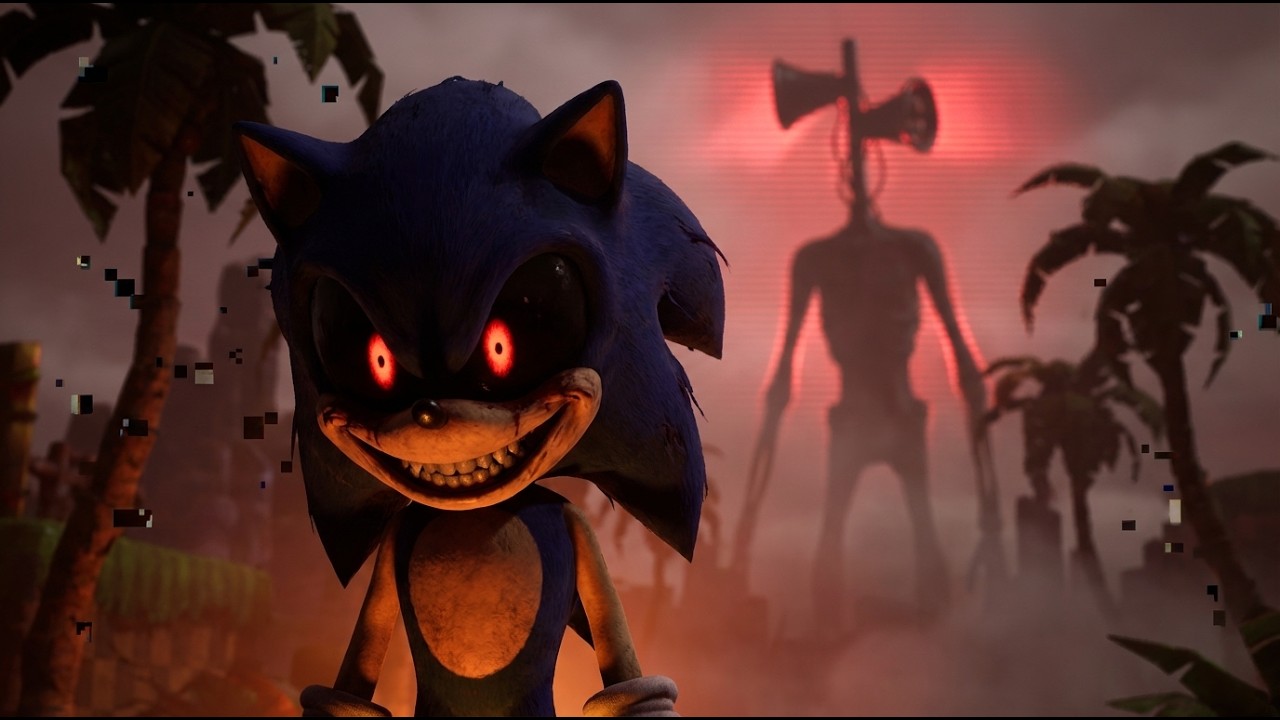 Sonic.EXE x Siren Head - STATIC TOWER (Official AI Horror Music Video ...