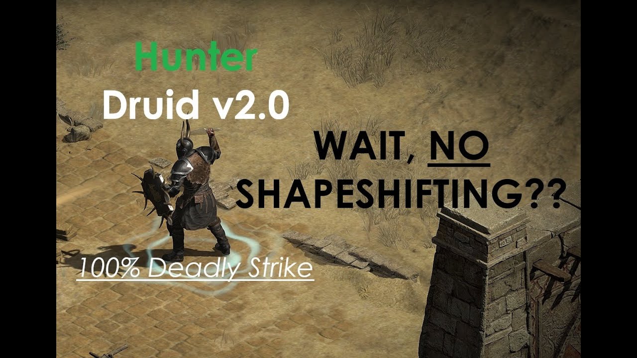 100% Deadly Strike Hunter Druid - D2R Off-Meta Build - YouTube