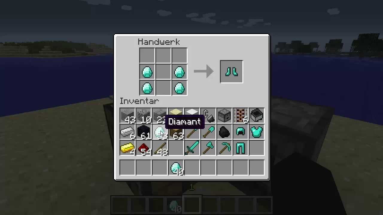 How To Minecraft - Diamond Boots - YouTube