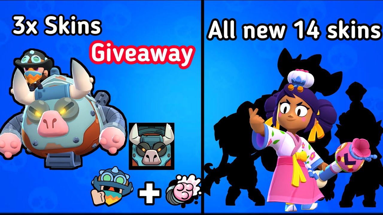 3x Rodeo Hank skins giveaway & All new 14 Skins from Brawl Talk # ...