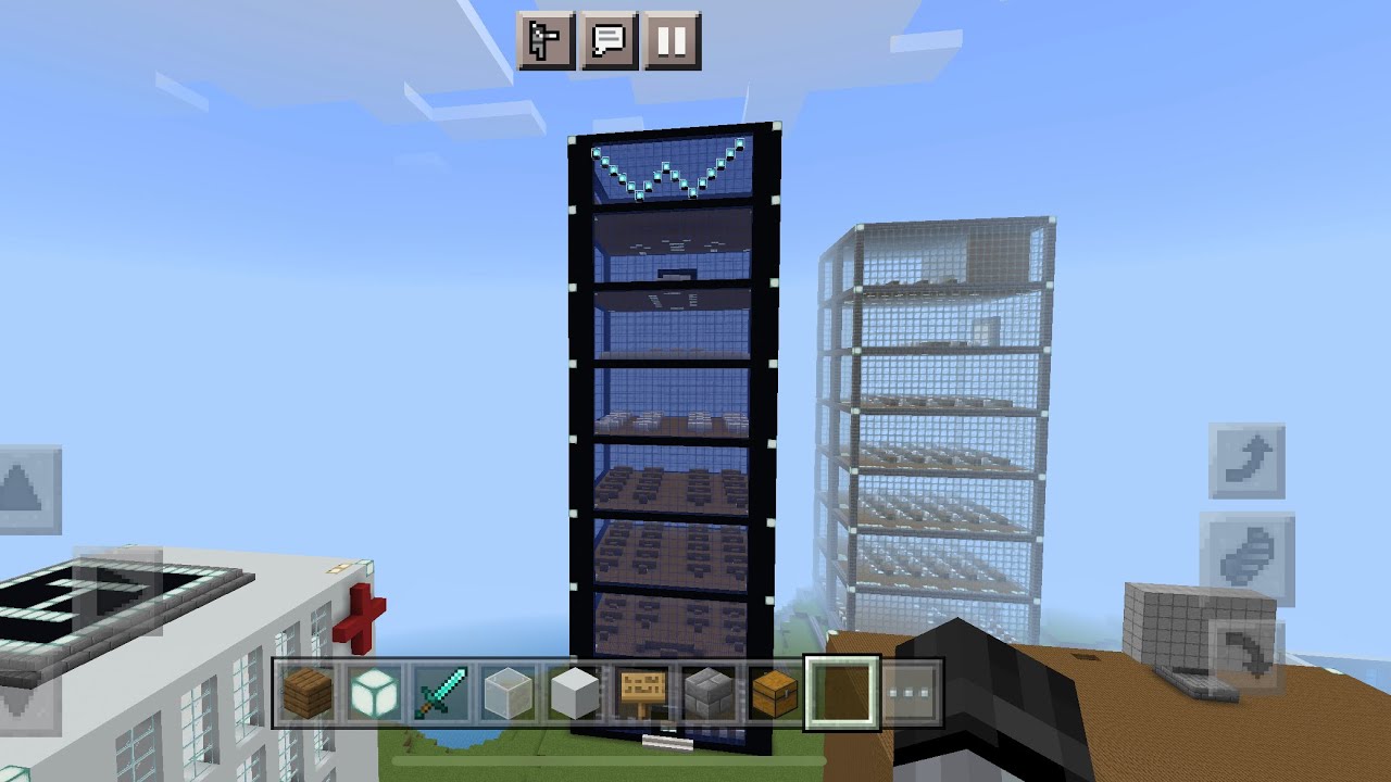 Minecraft Gotham City Wayne Enterprises tower! - YouTube