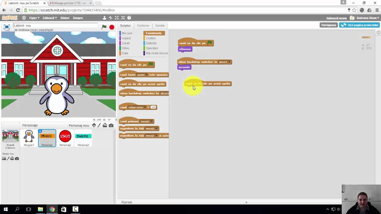 5 3 Scratch Joc Labirint - YouTube