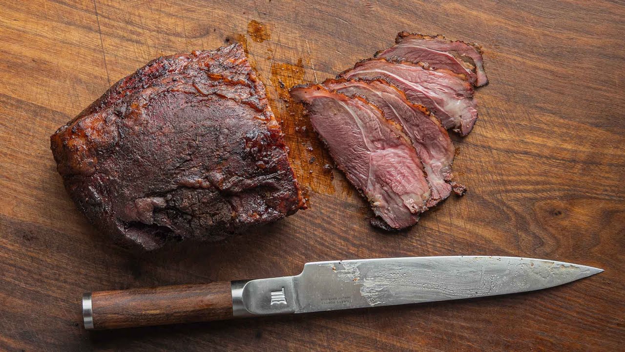 Smoked Lamb, Goat, or Venison Leg (Boneless) - YouTube