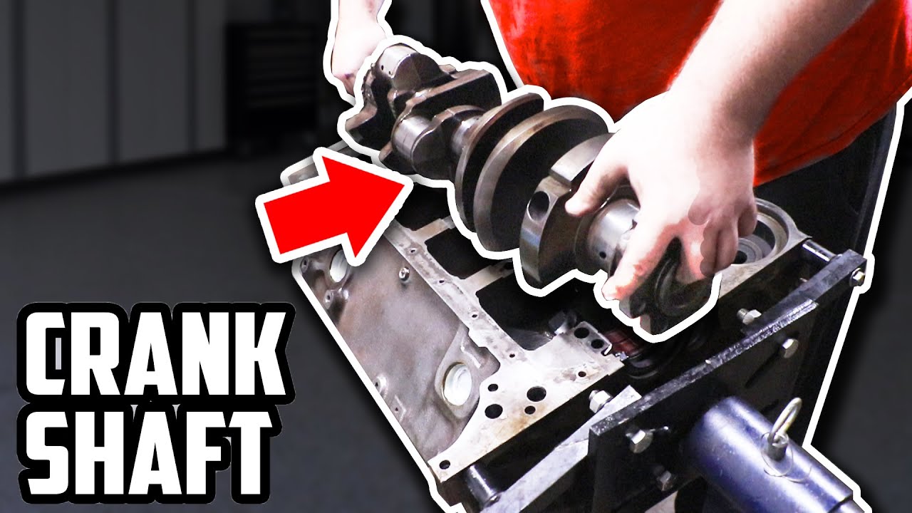 HOW TO INSTALL THE CRANKSHAFT IN YOUR CHEVY 350 ENGINE! - YouTube
