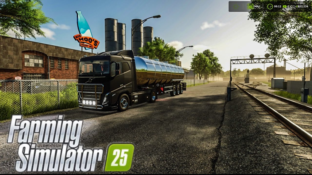 Deliver Milk To The Dairy In Farming Simulator 25 - YouTube