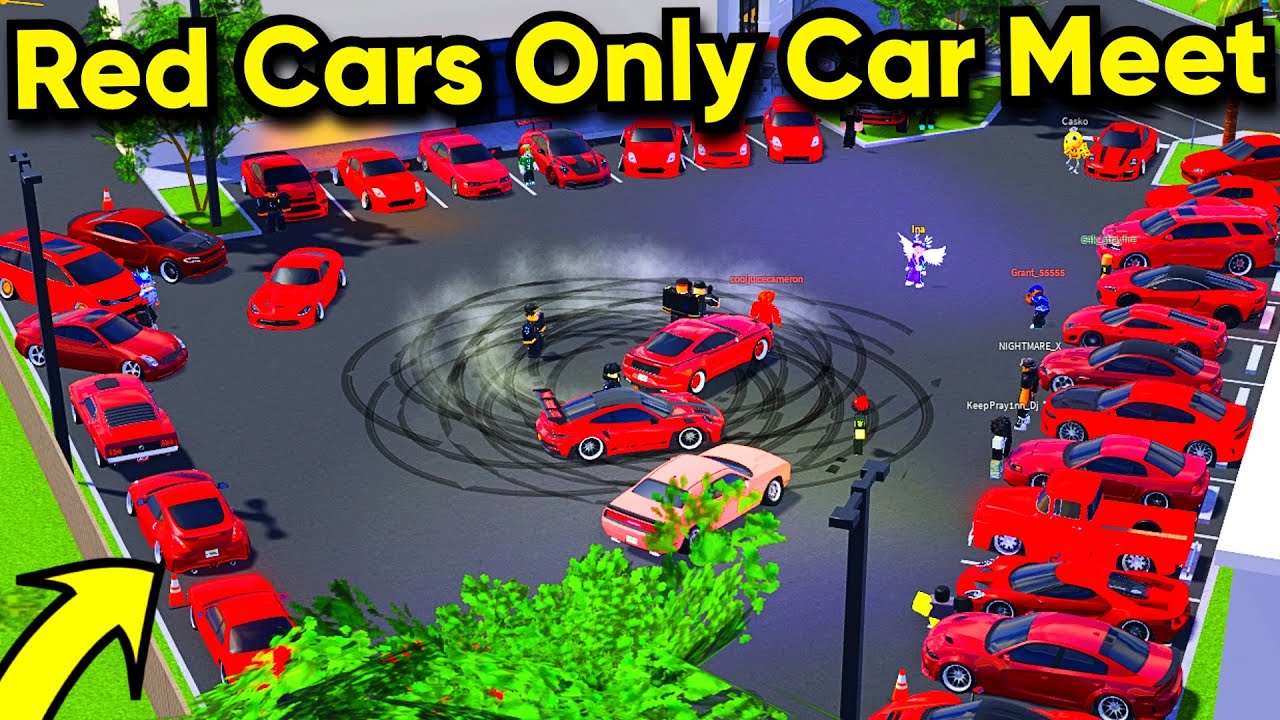 RED CARS ONLY CAR MEET IN SOUTHWEST FLORIDA! - YouTube