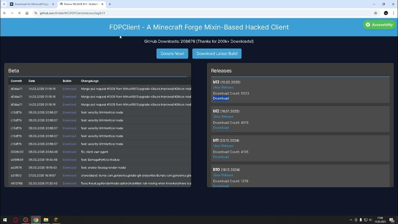 Minecraft FDP Client Kurulumu - YouTube
