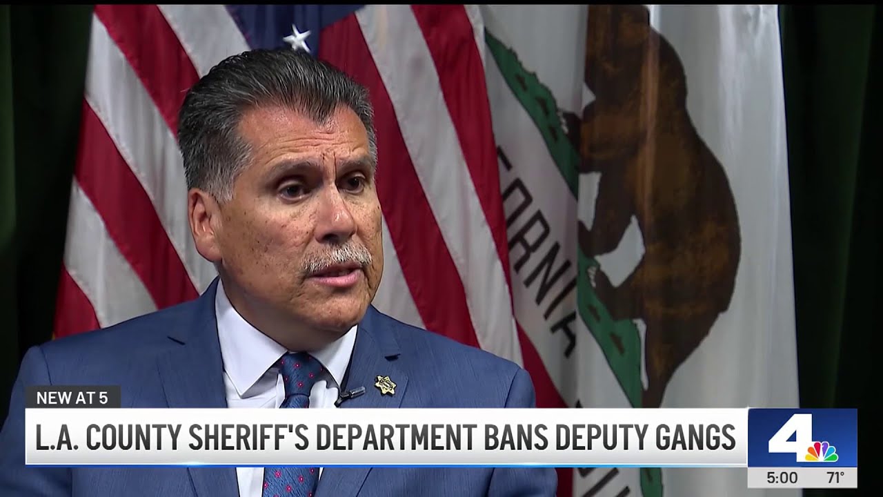 Los Angeles Sheriff's Dept cracking down on deputy gangs - YouTube