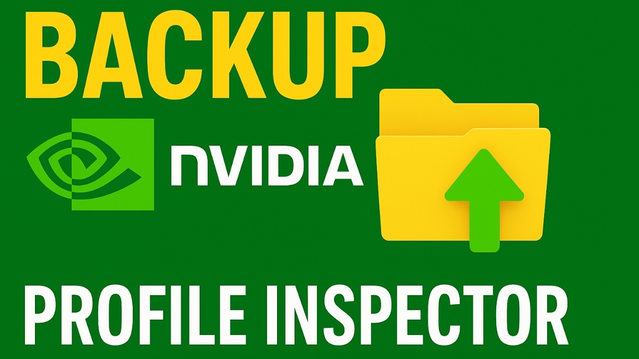 Cómo Hacer Backup de la Configuración del Panel de NVIDIA (Con NVIDIA ...